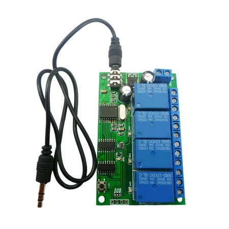Xinxinyy Professional Relay Module 4-channel Remote Control Switch Tone ...