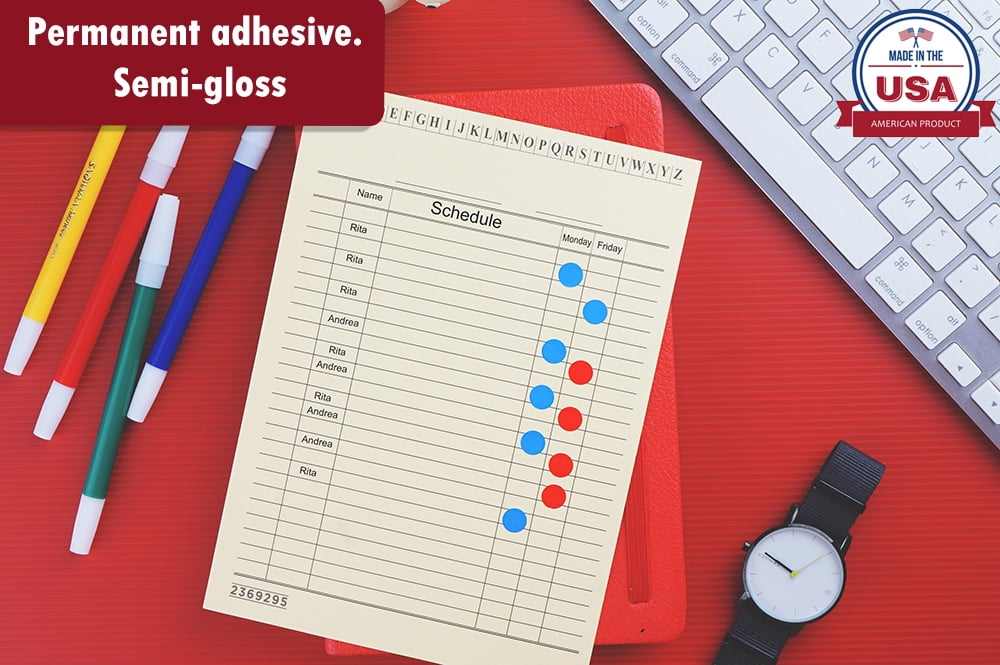 Buy Royal Green Color Coding Labels Neon Green Stickers on a Roll (0. ...