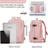 Aokur Travel Backpack for Women with Shoes Compartment, Anti-Theft TSA ...