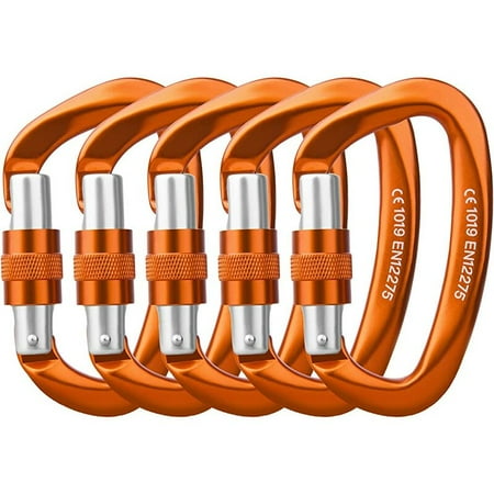25kN Climbing Carabiner Locking Carabiner D-Shaped Carabiner ...