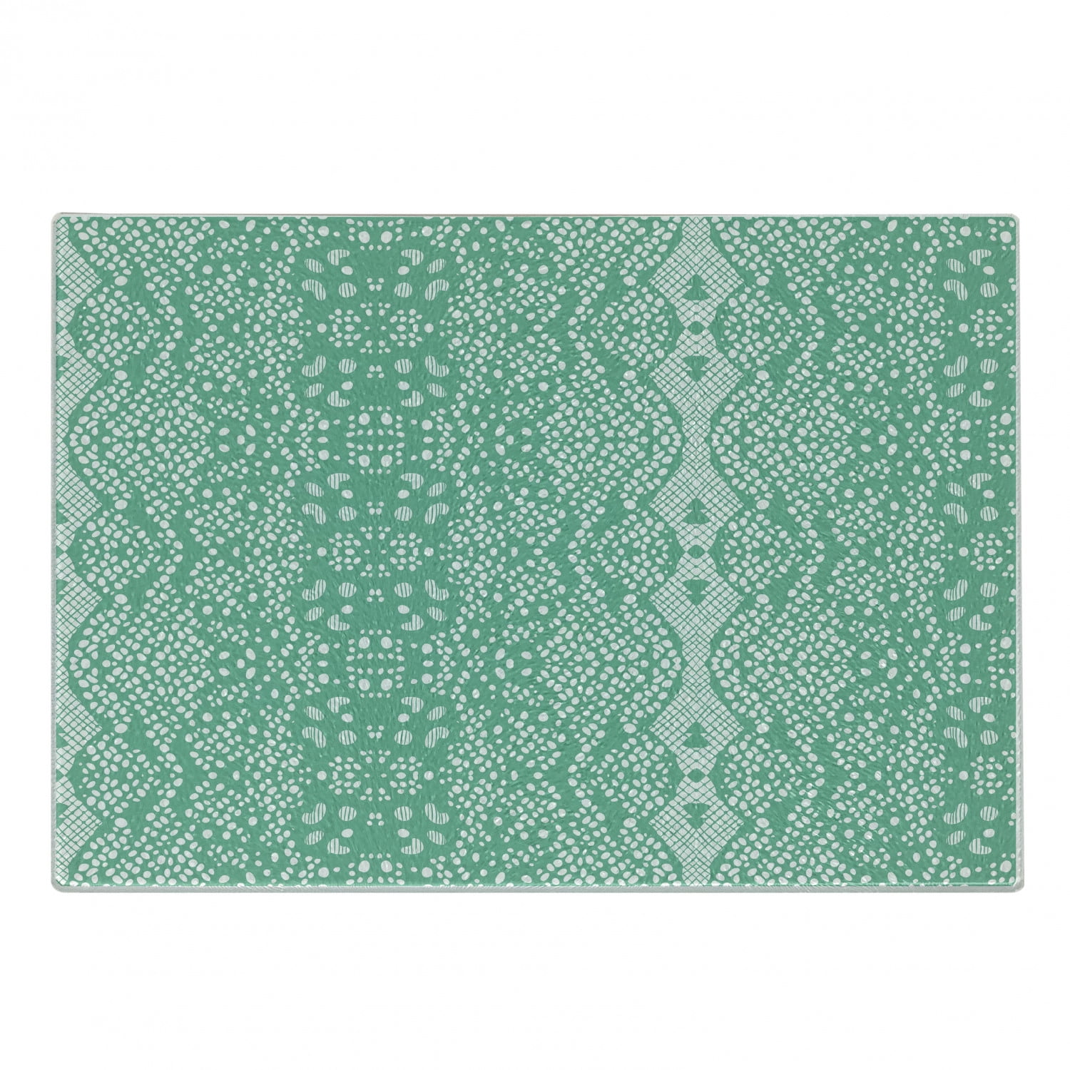 Mint Cutting Board, Classic Lace Pattern with Details Shabby Form ...