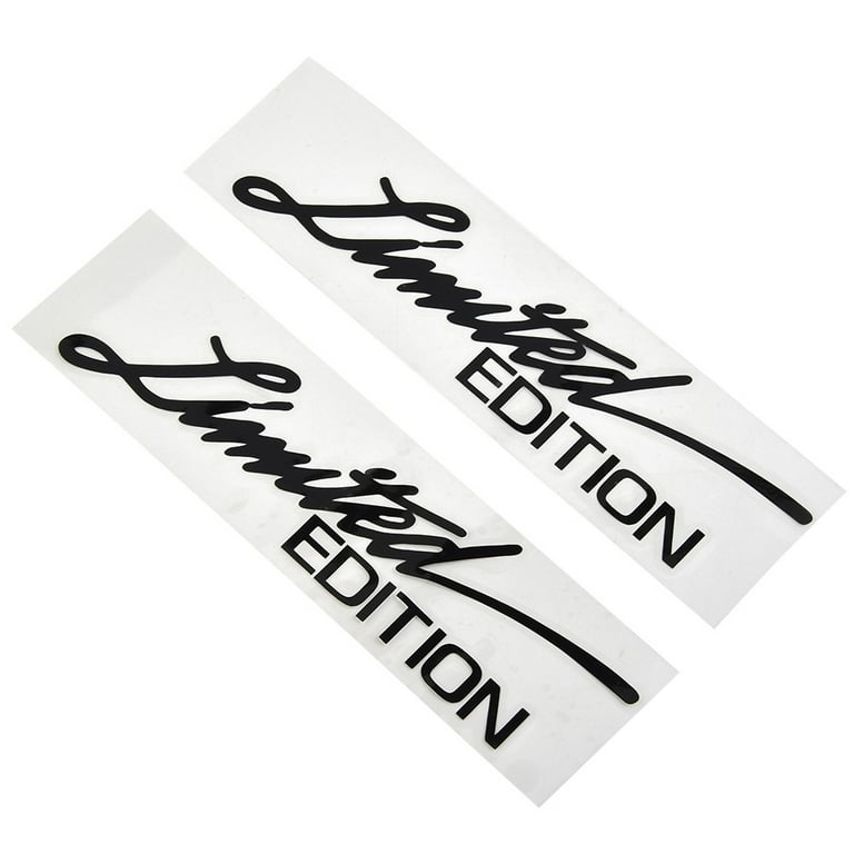 Limited Edition Car Sticker