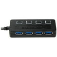 Sabrent Laptop USB 3.0 Hub, 4-Port Splitter with Individual LED Power ...
