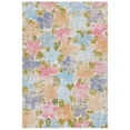 Safavieh Summer Alys Outdoor Floral Distressed Area Rug, Blue/Pink, 6'6 ...
