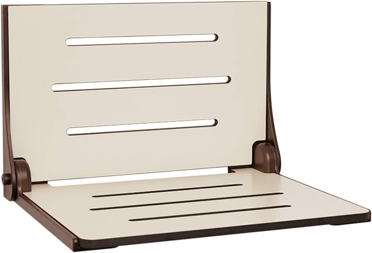 Lifestyle & Wellness® Silhouette Folding Wall Mount Shower Bench Seat ...