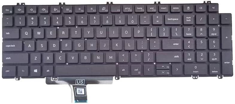 New US Black English Backlit Backlight Laptop Keyboard (Without ...