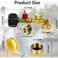 Propane Refill Adapter for 1 LB. Tanks, Propane Adapter 20lb to 1lb ...