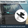 Unique Bargains 2 Set Right Cap Locking T-Handles for Pickup Truck Cap ...