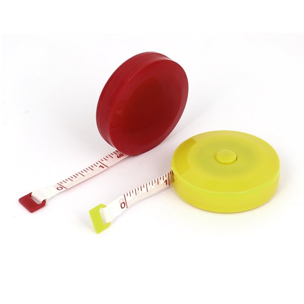 60-Inch Retractable Inch/Metric Soft Plastic Tape Measure Sewing Tailor ...