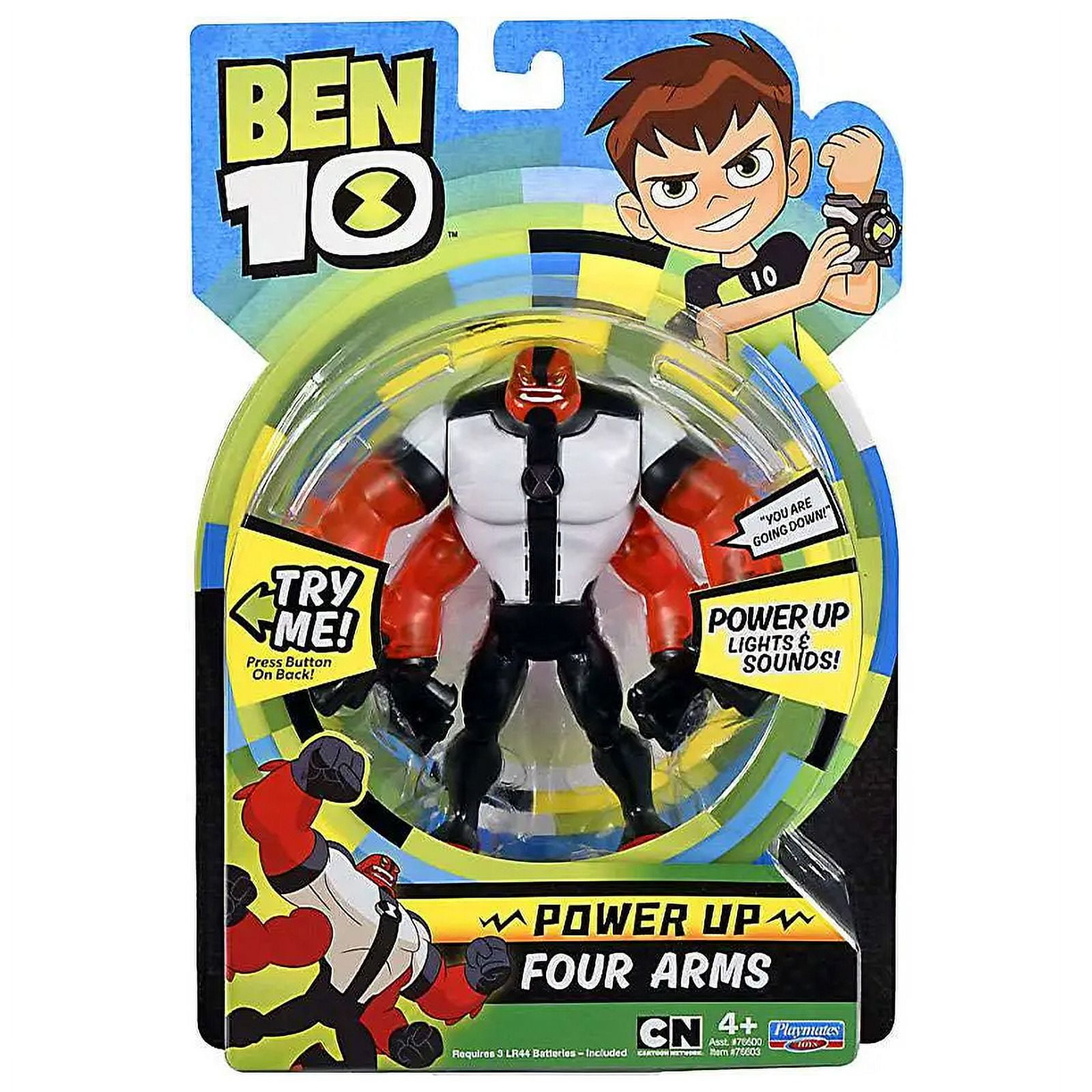 2025 Figura de acción Original Ben 10 Power up cuatro brazos Ben ...