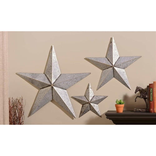 Giftcraft 3 Piece Star Wall Decor Set - Walmart.com