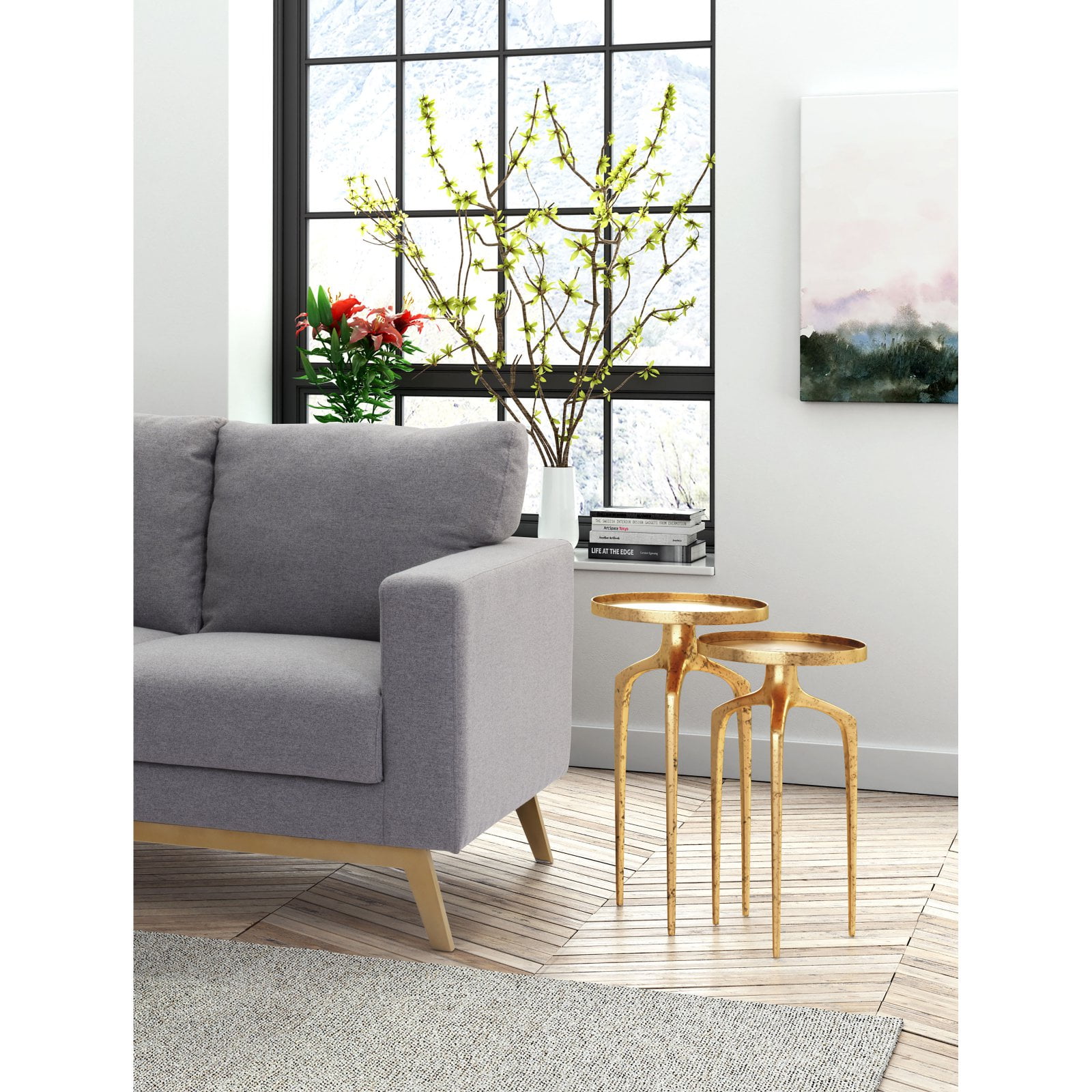 Zuo Modern Contemporary Como Nesting Accent Tables - Walmart.com