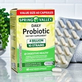 Spring Valley Daily Probiotic Vegetarian Capsules, 60 Count HSA/FSA ...