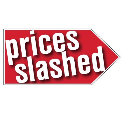 Prices Slashed Spinner Signs - Walmart.com - Walmart.com