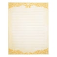 48-Pack Vintage-Style Lined Stationary Paper for Writing Letters ...