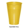 School Bus Yellow 12 oz Plastic Cups for 20 Guests - Walmart.com