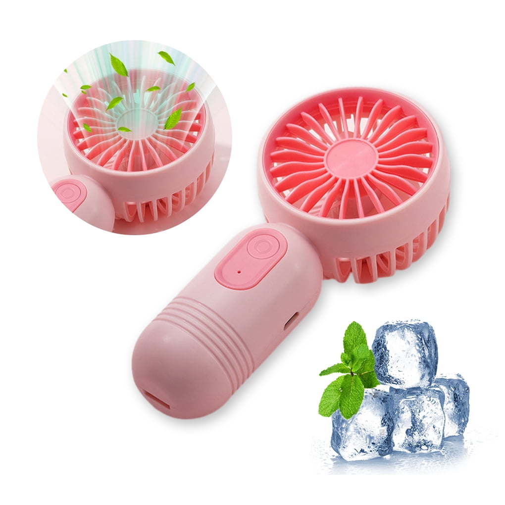 DIYOO Handheld Mini Fan, Portable USB Rechargeable Small Pocket Fan ...