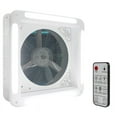 Leisure Coachworks RV Roof Vent Fan 12V, Multi Speed, Rain Sensor ...