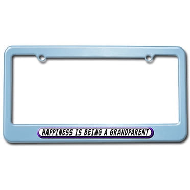 Happiness Is Being A Grandparent License Plate Tag Frame, Multiple ...