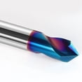 90 Degree 2 Edged High Efficiency Colorful Aluminium Milling Cutter ...