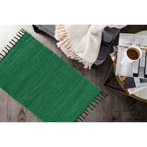 100% Cotton Rag Rug 2’x3' - Multicolor Chindi Rug - Hand Woven ...