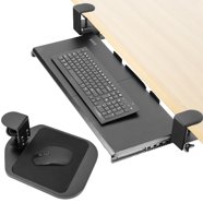 VIVO Pneumatic Keyboard & Mouse Platform Wall Mount, Keyboard Tray Arm ...