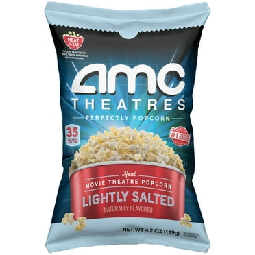 AMC Theatres Classic Butter Ready to Eat Popcorn, Authentic Movie ...