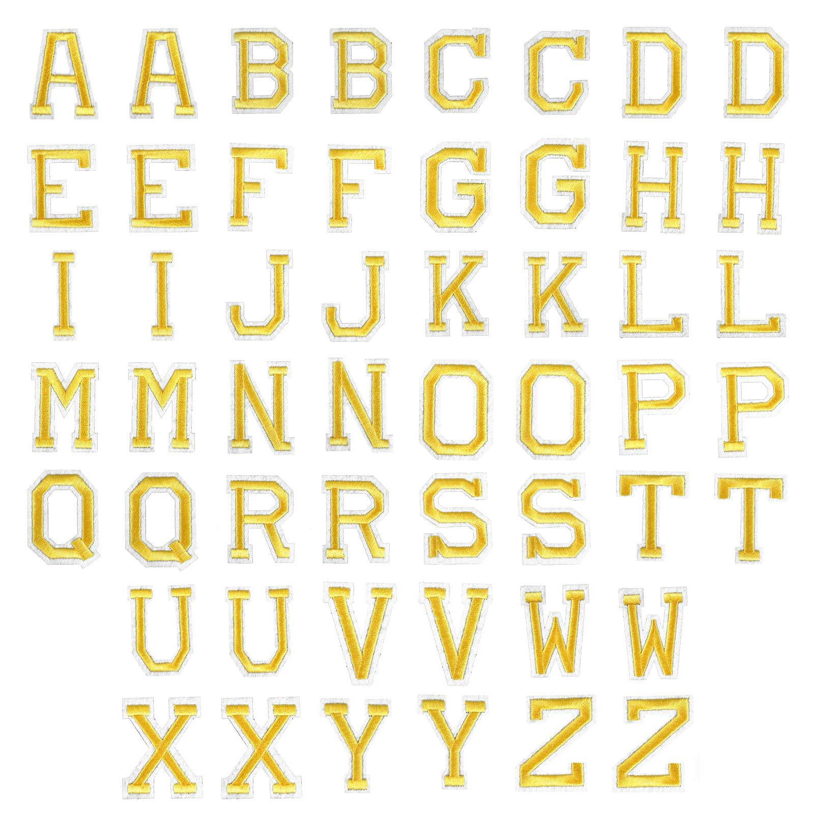 Click here for Unbranded 52pcs Iron On Letter Patches  Applique L... prices