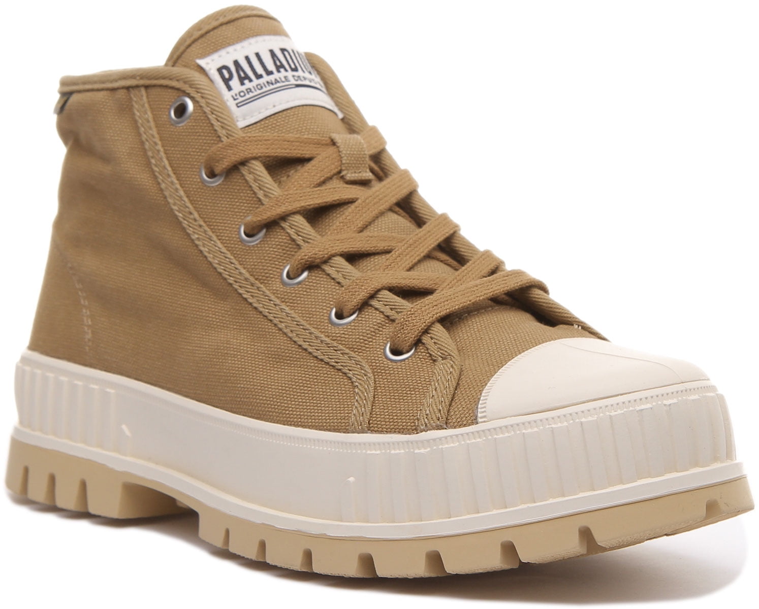 Palladium Pallashock Mid OG Unisex Vegan Lace Up Platform Sneakers In ...