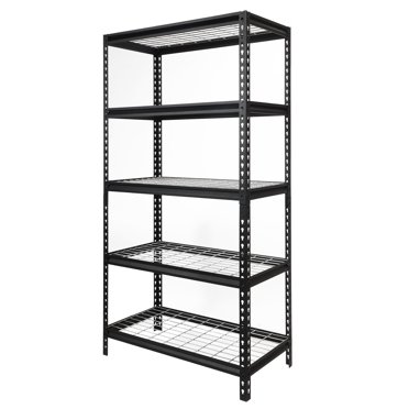 Muscle Rack 48"W x 18"D x 72"H 5-Shelf Steel Freestanding Shelves ...