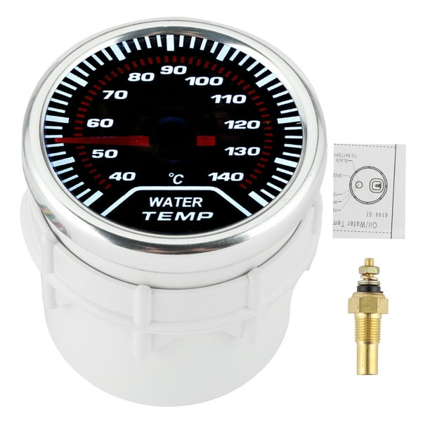 Water Temperature Gauge,Water Temperature Gauge LED Water Temp Meter ...