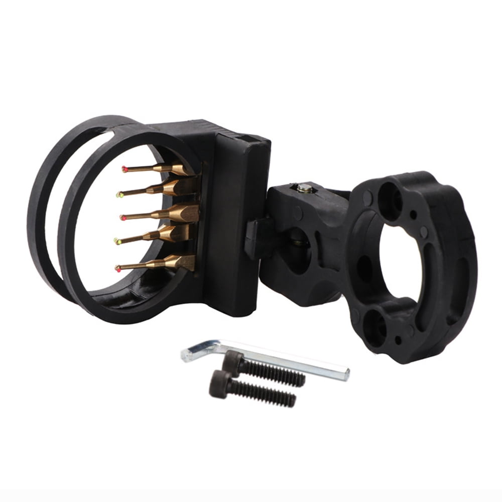 Archery Accessories Compound Bow Sight 5-Pins Hunting Target Recurve ...