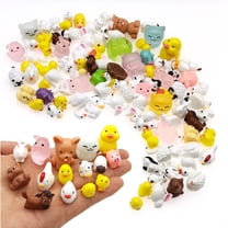 100 Pcs Ocean Mini Resin Animals Variety Pack Figurines Tiny Plastic ...