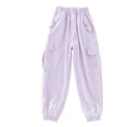 Back to School Outfits Girls Cargo Pants Kids Straight Leg Hiking ...