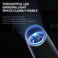 KSENDALO Smart Electric Grinder, LED Indicator, 4.6fl oz Clear Hopper ...