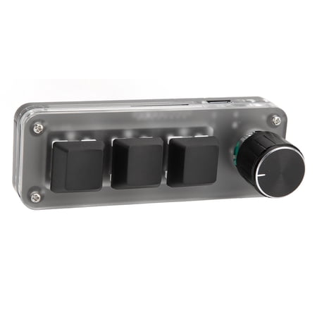 3 Keys Mechanical Keyboard, RGB Programming Macro Keypad, Mini USB 3 ...