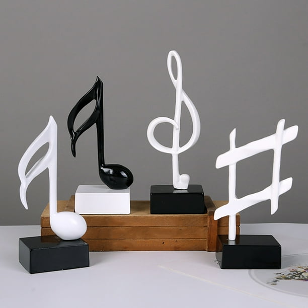 Cheers.US Music Note Figurine, Music Note Decor Musical Sculpture ...