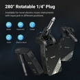 LEKATO 2.4GHz Wireless Guitar Transmitter Receiver System 6 Channels ...