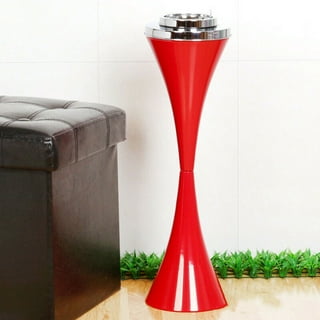 Global Industrial 1.5 Gal Flame Resistant Upright Plastic Outdoor ...