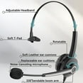 Wantek Corded USB Headset H681, Comfortable Office Headset with Mic ...