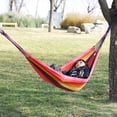 Single Wide Thick Canvas Hammock Outdoor Camping Backpackaging Leisure ...