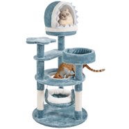 Smile Mart 54.5″ H Cactus Cat Tree with Padded Perch for Medium-sized ...