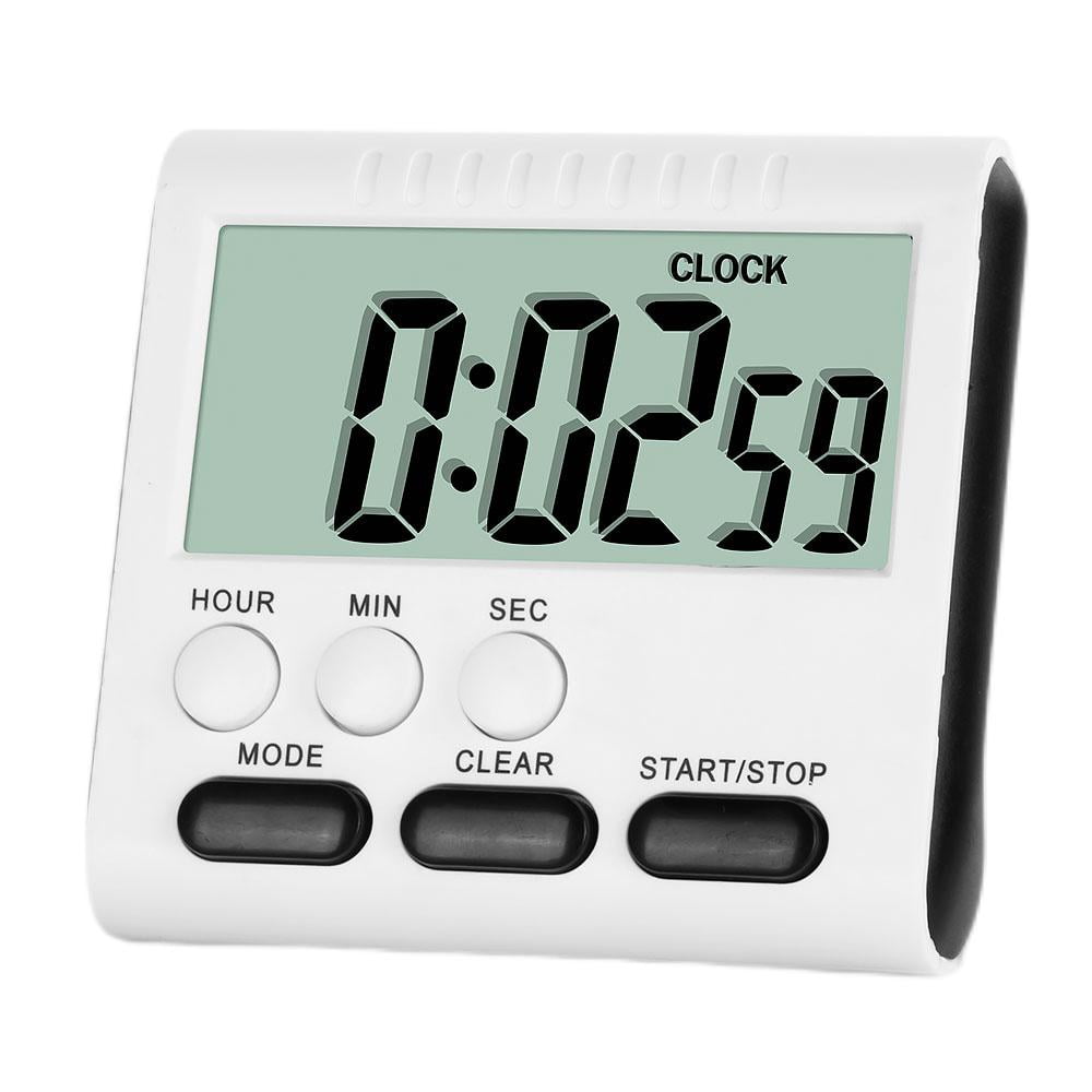 Digital Kitchen Timer, Large LCD Display Digits Battery Powered ...