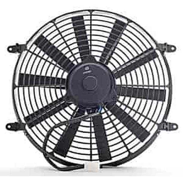 JEGS 52132 Universal Electric Fan 14 Diameter Straight Blade 1650 cfm 8 ...
