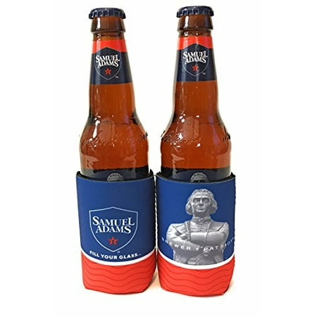 Samuel Adams Lager Brewer Patriot Bottle can cooler Insulator - 2 Pack ...