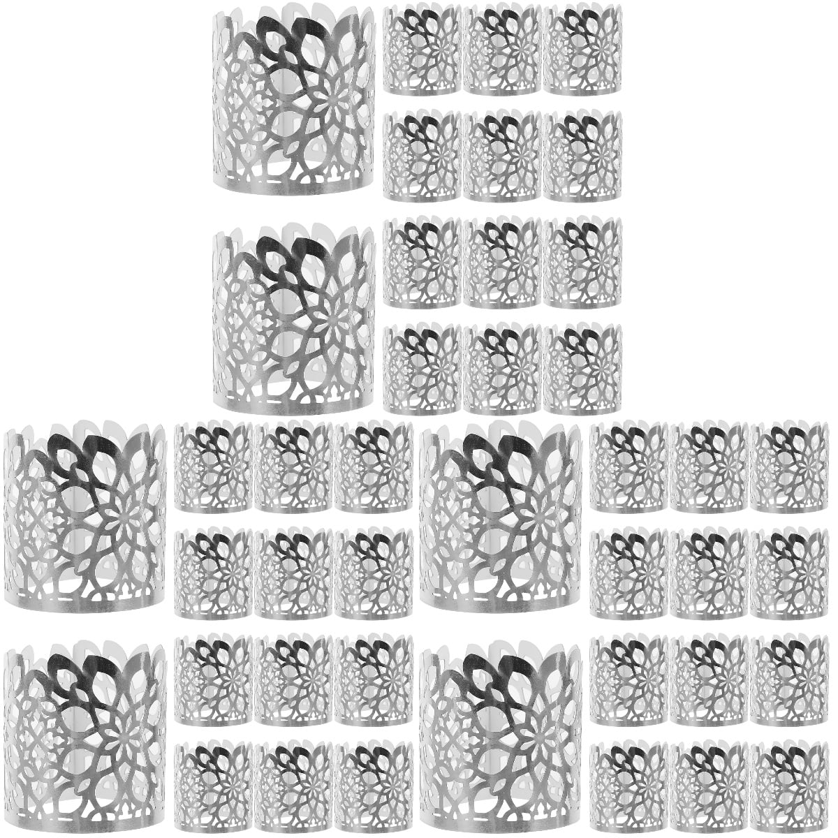 Bestonzon 150 pcs Paper Napkin Rings Disposable Serviette Ring ...