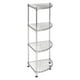 Safavieh Happimess Damaris 4-Tier Chrome Wire Corner Rack - Walmart.com
