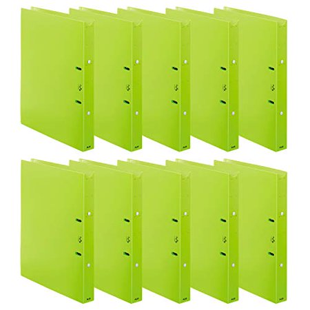 Plus 2 hole ring file for long-term care A4 Thick Tsukea Green for user ...