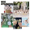 60Pcs Acrylic Display Stands for Tag Display Heart Clear 32x31.5x0.7mm ...