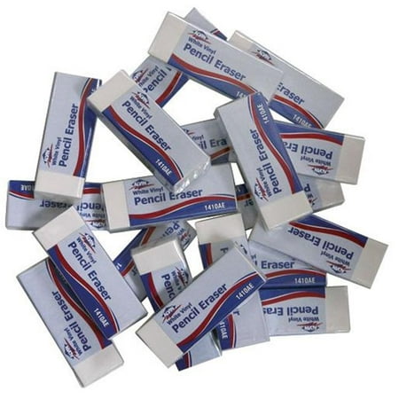 Alvin 1410AE White Vinyl Pencil Eraser 20pc | Walmart Canada